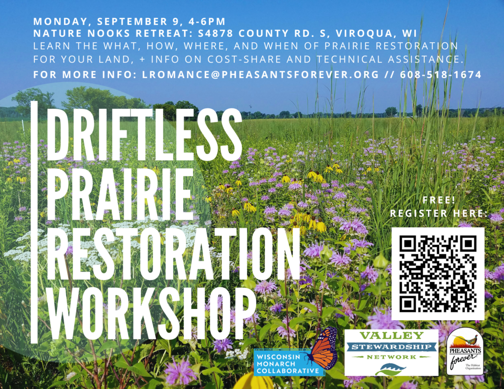 Driftless Prairie Restoration Workshop - Viroqua Chamber