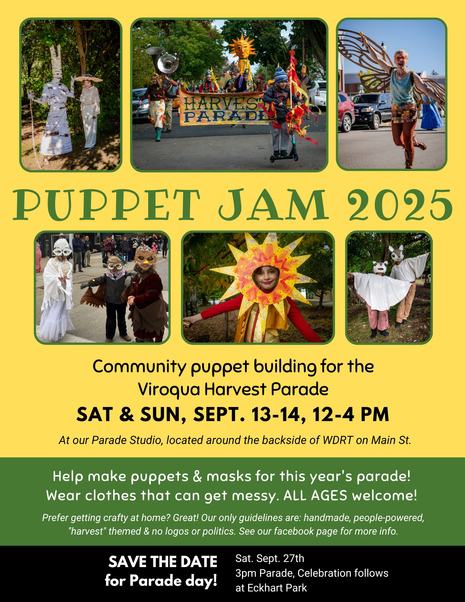 Viroqua Harvest Parade Puppet Jam - Viroqua Chamber